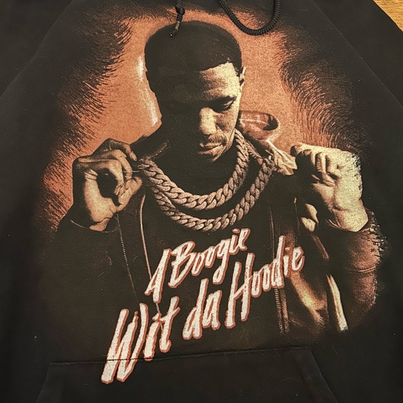 Jerzees | Shirts | A Boogie Wit Da Hoodie Sweatshirt Vintage Tour Merch ...